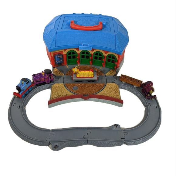 Toys | Thomas The Train Roundabout Station With Track Trains Chinese ...